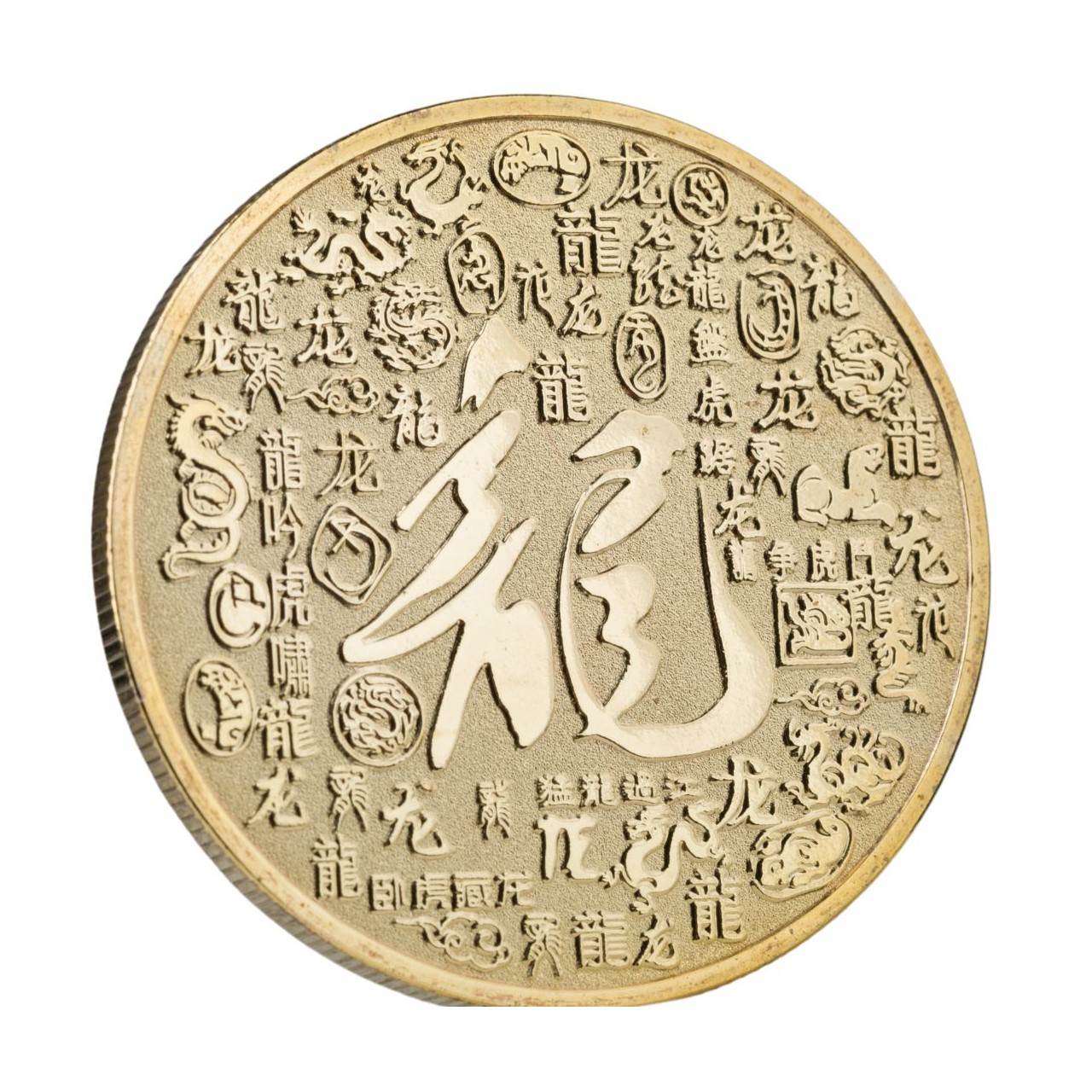 Originálny darček krásna čínska minca DRAK 2024 pre podporu hojnosti a prosperity. Feng Shui